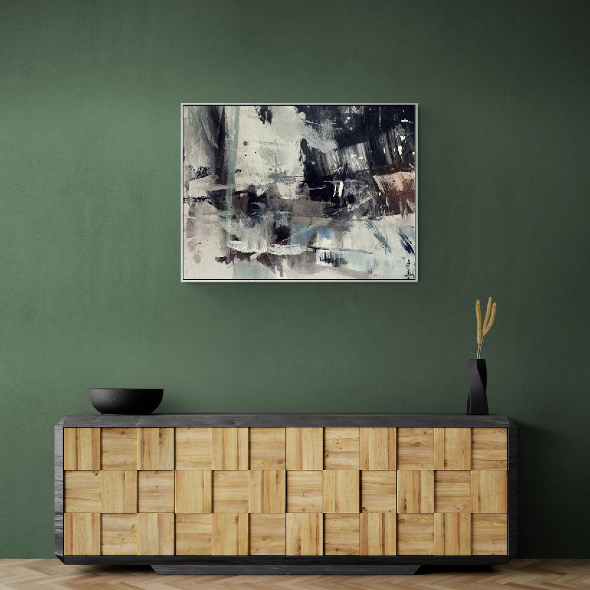 Crowded Abstract Wall Art